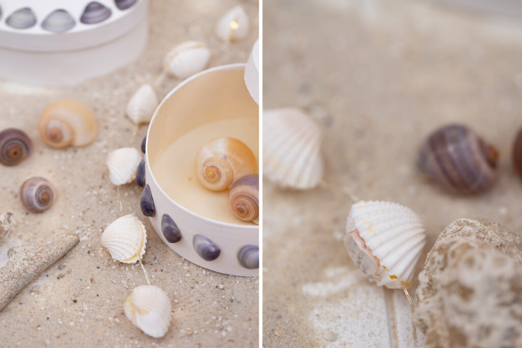 Maritime Deko selber machen - DIY Muschel Lichterkette - DIY Blog | Do ...